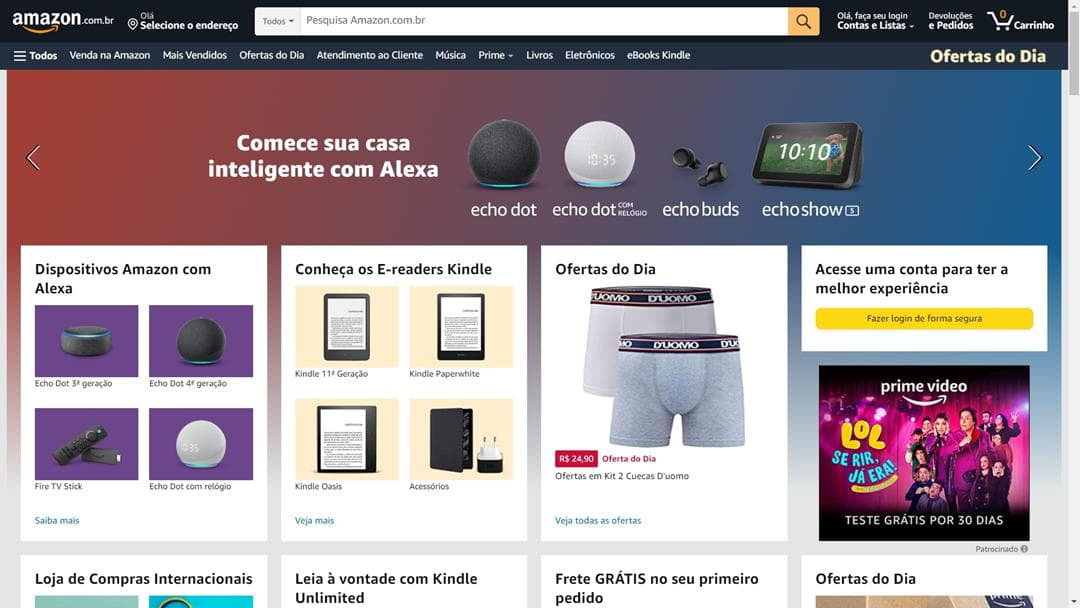 Melhores sites para comprar TVs pela internet 2024