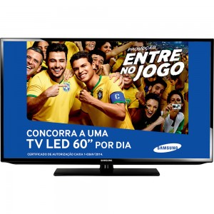 Smart TV LED Samsung 50 polegadas UN50FH5303GXZD Full HD HDMI USB 120Hz