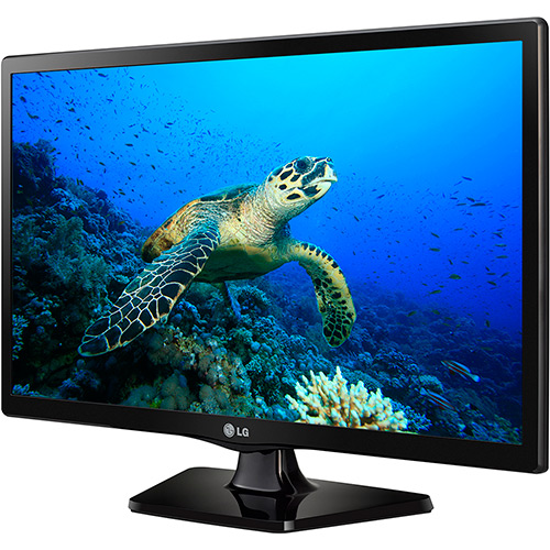 TV Monitor LED 23,6" LG 24MT47D-PS HD Conexão HDMI USB com entrada para PC
